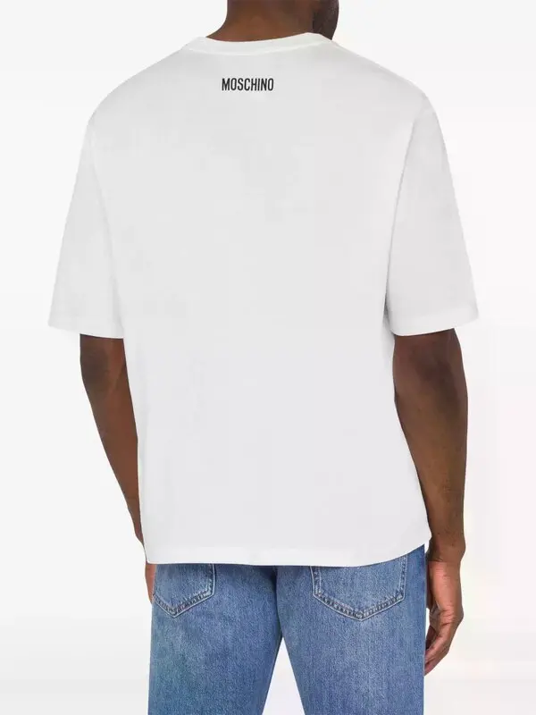 Moschino Slogan-print Cotton T-shirt