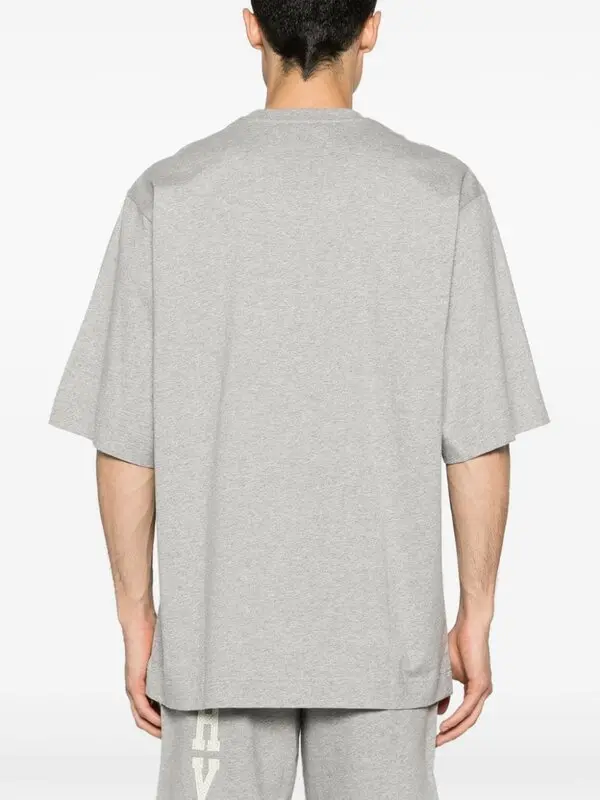 Givenchy 4g-motif Cotton T-shirt - Grey