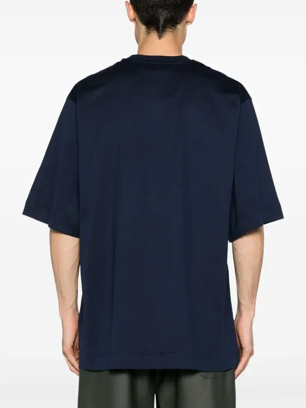 Givenchy 4g-motif Cotton T-shirt - Blue