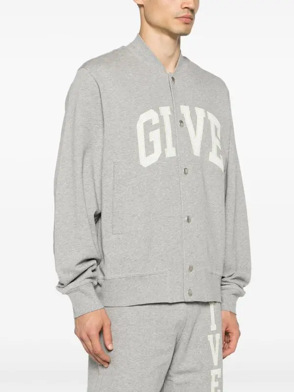 Givenchy Mélange-effect Cotton Track Jacket
