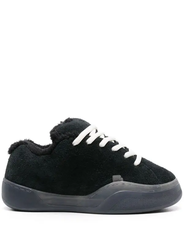 ERL SUEDE VAMPS SKATE SNEAKER ブラック サイズ26