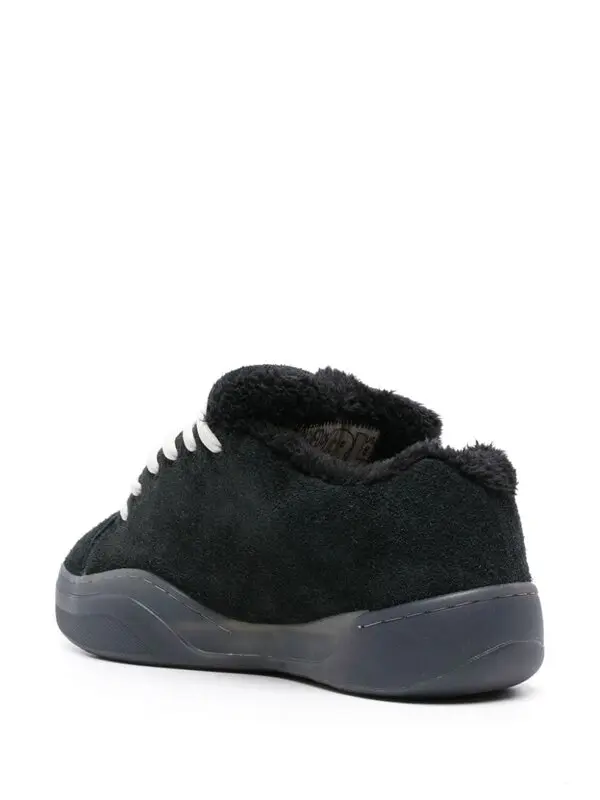 Erl Vamp Skate Suede Sneakers - Black | Editorialist
