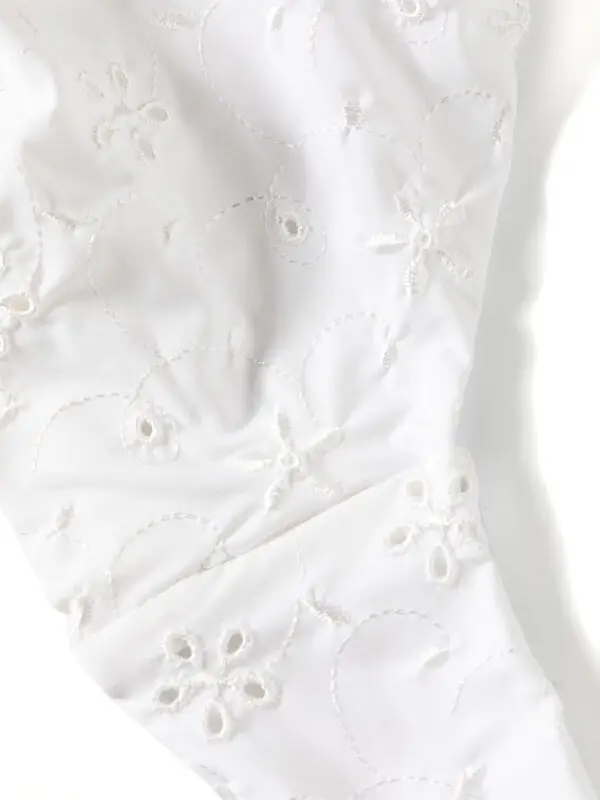 MC2 SAINT BARTH Tristan Embroidered Bikini Top