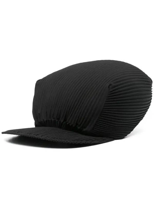 Issey Miyake Plissé Cap - Black