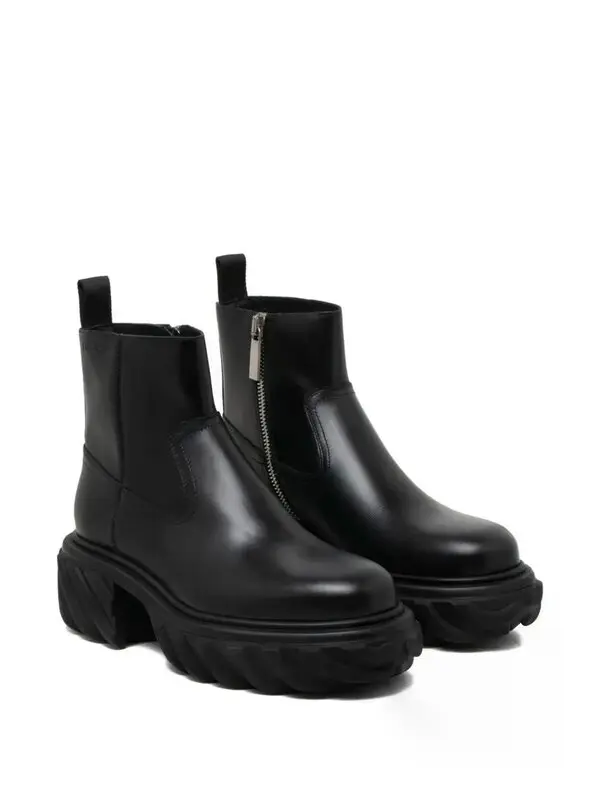 Off-White Exploration Motor Leather Boots