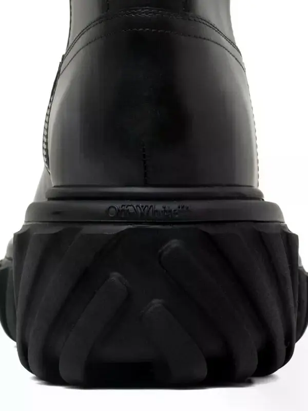Off-White Exploration Motor Leather Boots