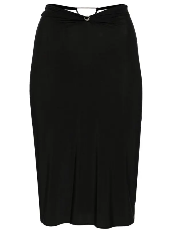 Coperni Triangle-hardware Midi Skirt