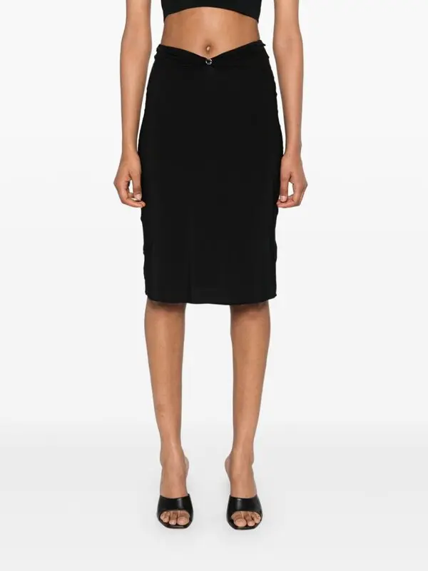 Coperni Triangle-hardware Midi Skirt