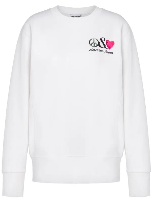 Moschino Graphic-print Cotton Hoodie