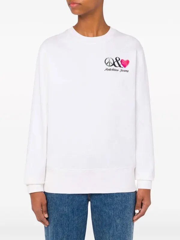 Moschino Graphic-print Cotton Hoodie
