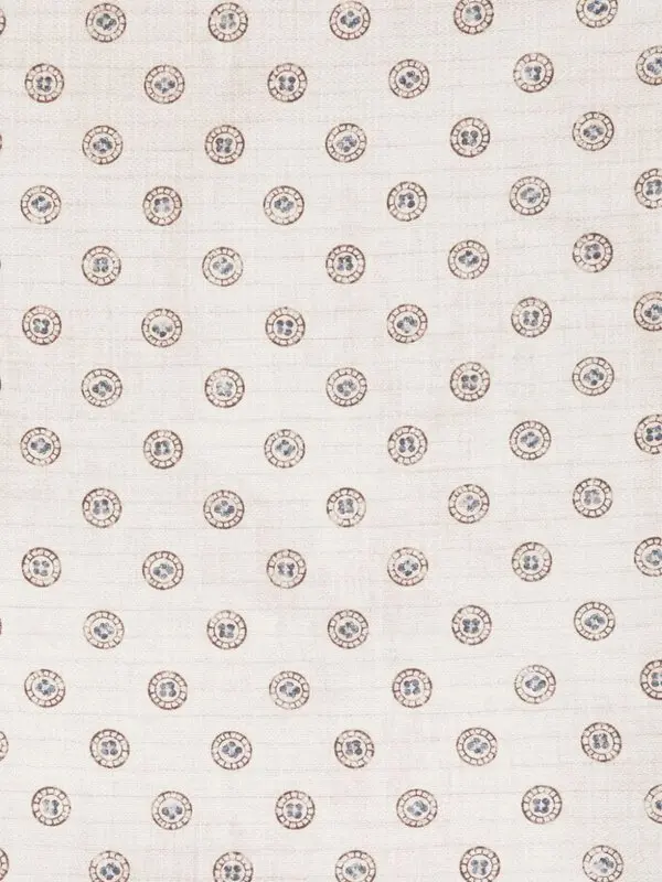 Brunello Cucinelli Graphic-print Silk Handkerchief - Neutrals