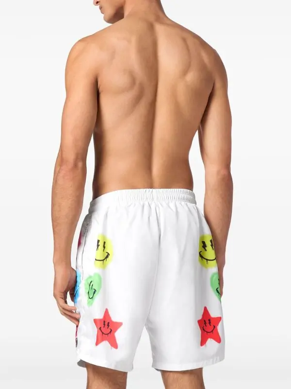 Philipp Plein Graphic-print Swim Shorts