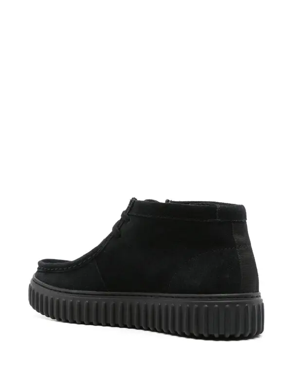 Clarks Torhill Hi Suede Boots - Black