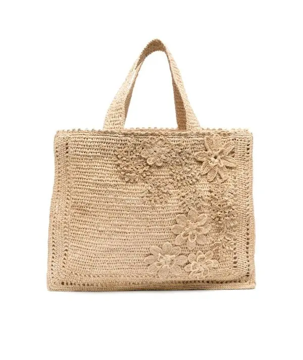 Zimmermann Raffia Interwoven-design Tote Bag