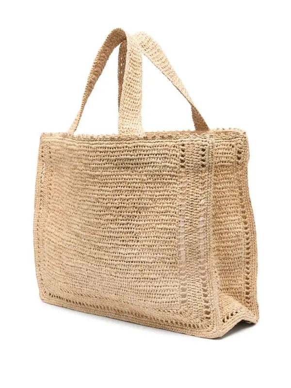 Zimmermann Raffia Interwoven-design Tote Bag