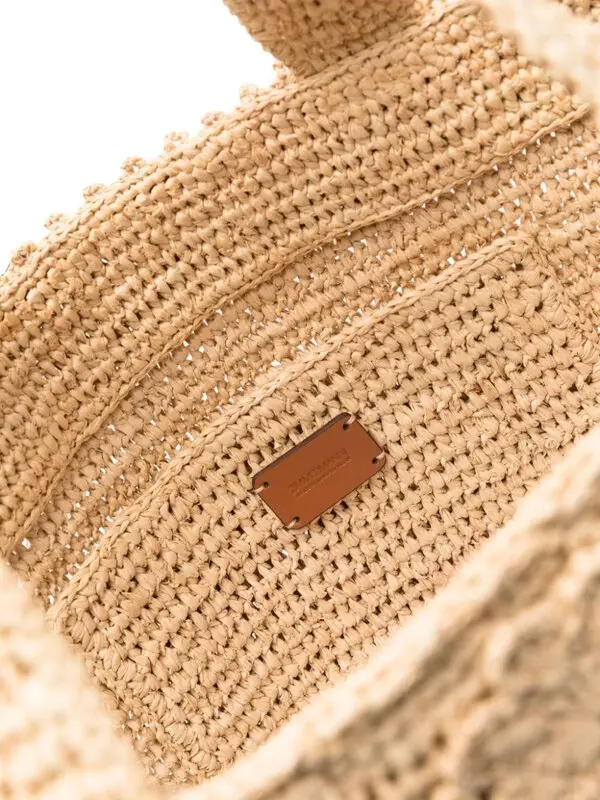 Zimmermann Raffia Interwoven-design Tote Bag