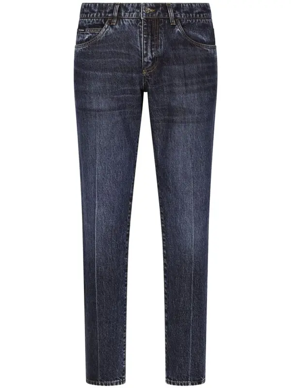 Dolce & Gabbana Mid-rise Slim-cut Jeans
