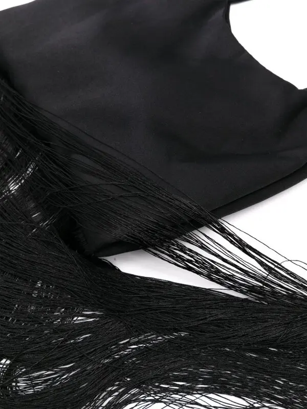Nanushka Jen Fringed Clutch Bag