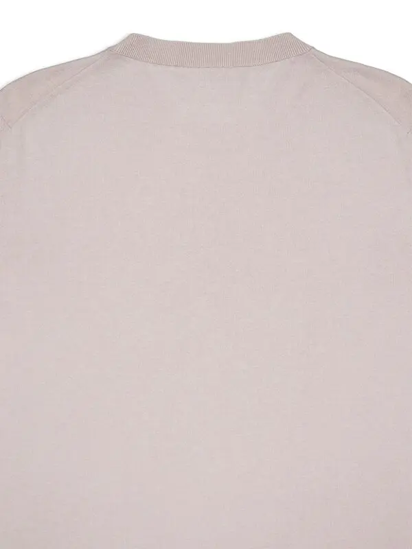 Boglioli Crew-neck Silk-cotton Blend T-shirt - Neutrals