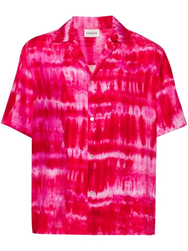 P.a.r.o.s.h Tie-dye Silk Shirt
