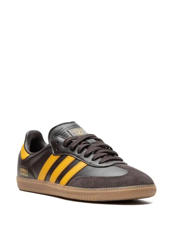 Adidas Samba Leather Sneakers - Brown