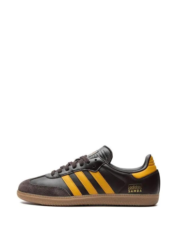 Adidas Samba Leather Sneakers - Brown