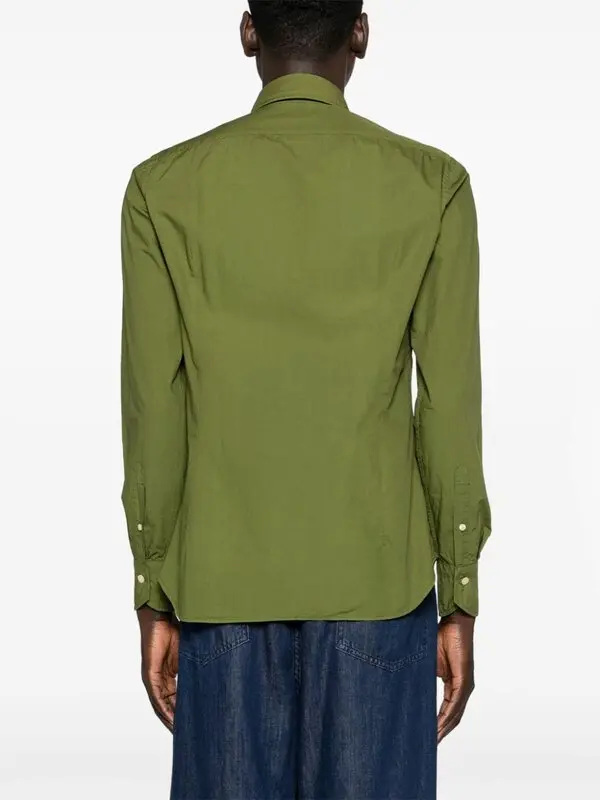 TINTORIA MATTEI 954 Cutaway-collar Cotton Shirt