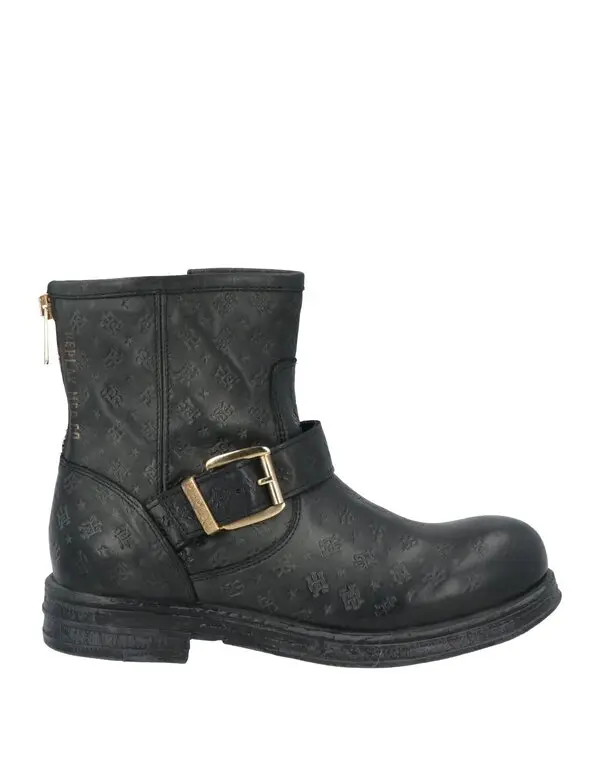 Replay Leather Ankle Boots In Black - 73% Off | Editorialist display picture 2