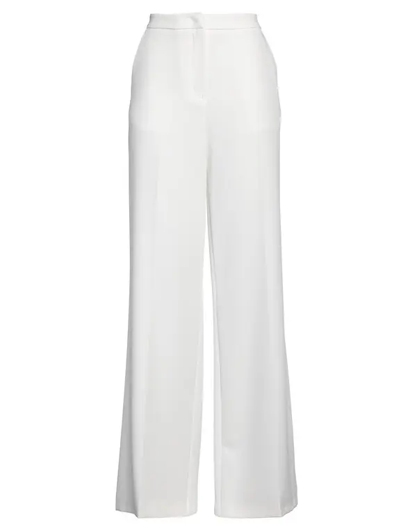 Pinko Wide Leg Trousers - White