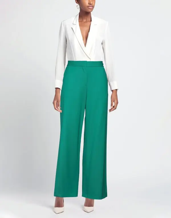 MSGM High Waisted Wide Leg Pants