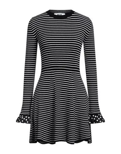MSGM Striped & Polka Dot Knit Mini Dress