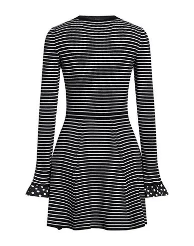 MSGM Striped & Polka Dot Knit Mini Dress