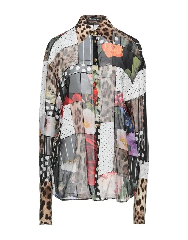 Dolce & Gabbana Shirt Size Silk, Elastane