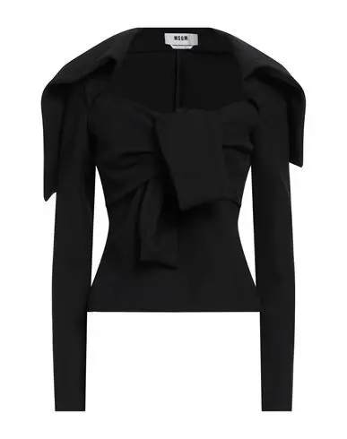 MSGM Bow Blouse - Black