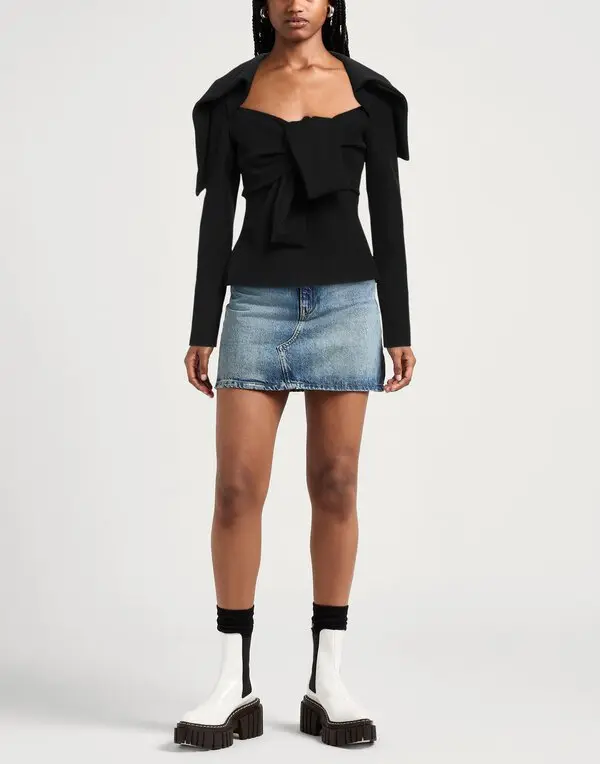 MSGM Bow Blouse - Black