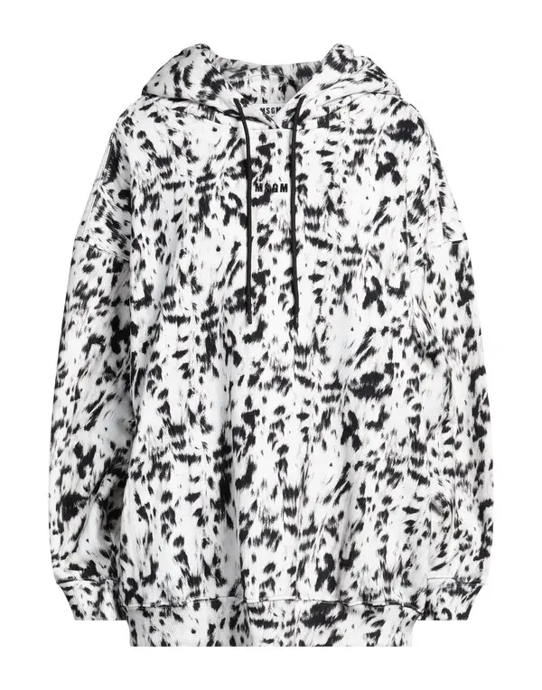 MSGM Printed Cotton Hoodie