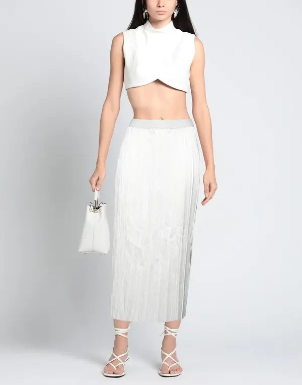 ROBERTO COLLINA Midi Skirt - White