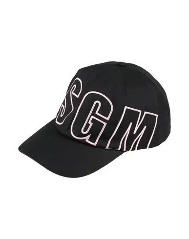 MSGM Embroidered Baseball Cap - Black