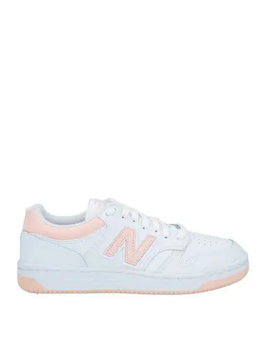 NEW BALANCE Leather Low-top Sneakers - White