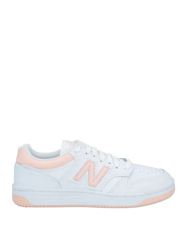 NEW BALANCE Leather Low-top Sneakers - White