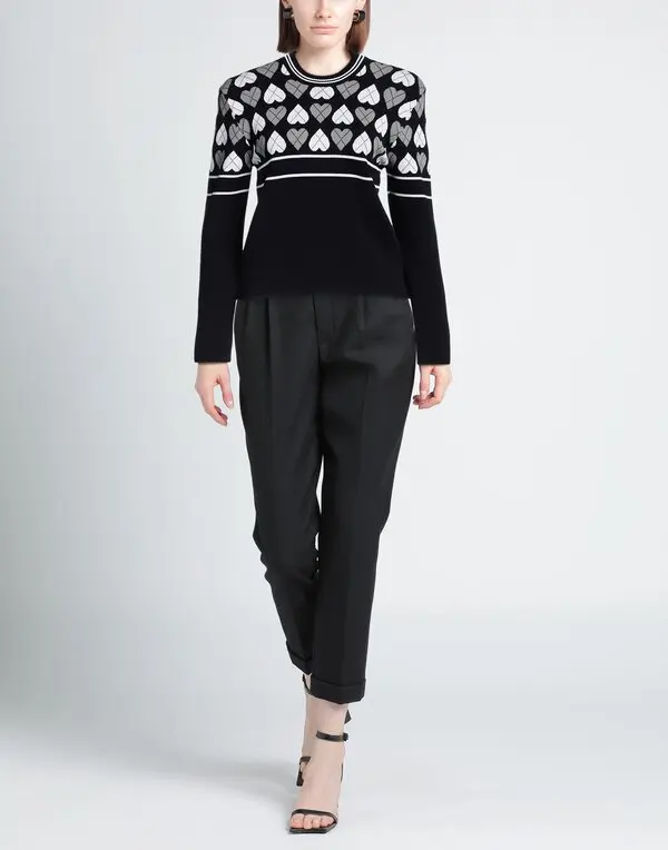 MSGM Multicolor Crewneck Sweater - Black