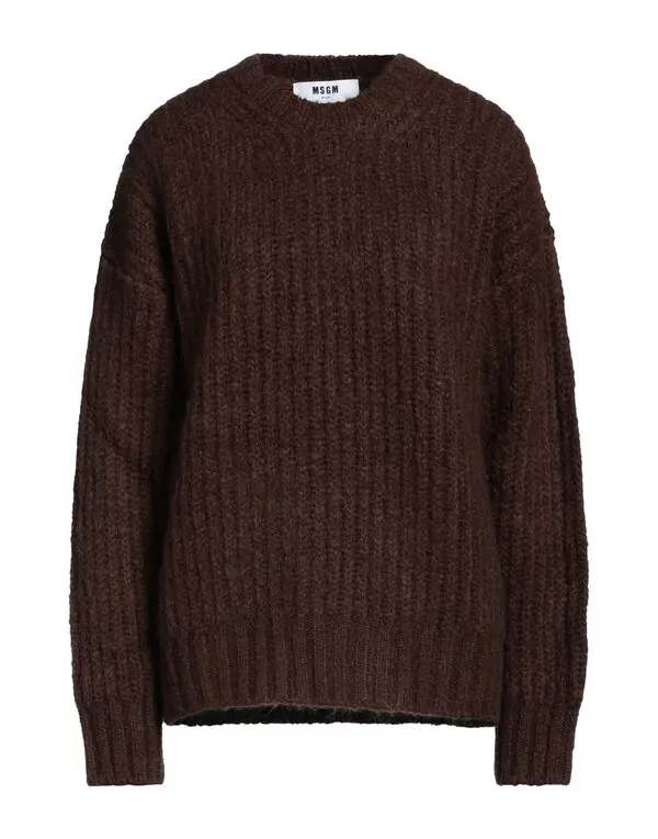 MSGM Sweater In Acrylic, Mohair Wool, And Polyamide