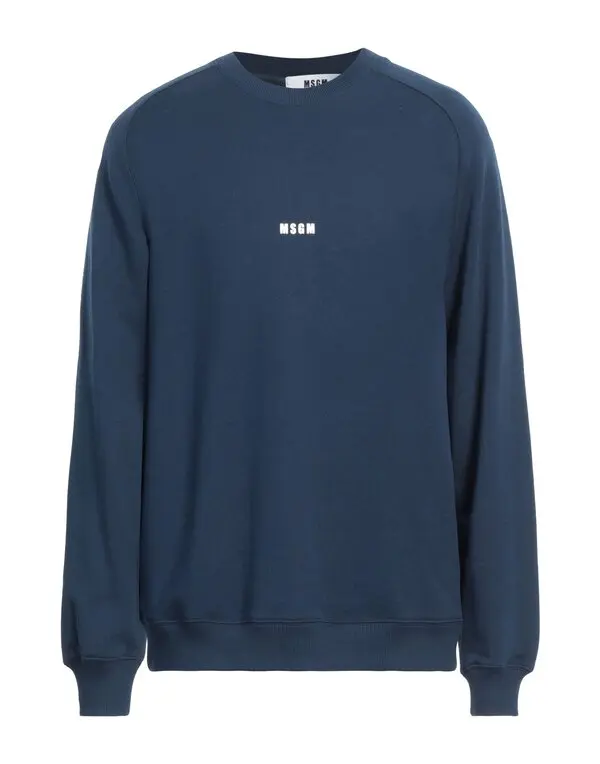 MSGM Sweatshirt Size Cotton - Navy