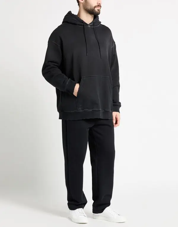MSGM Cotton Fleece Sweatshirt - Black