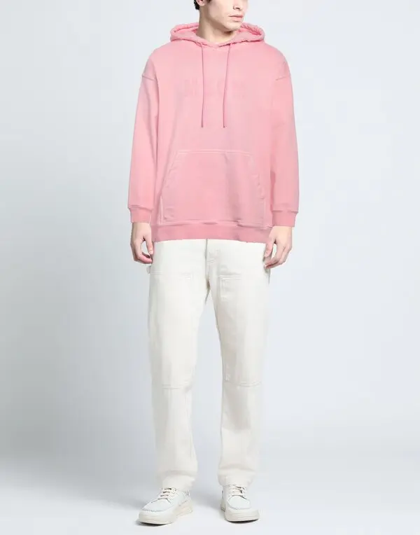 MSGM Cotton Fleece Sweatshirt With Logo Print