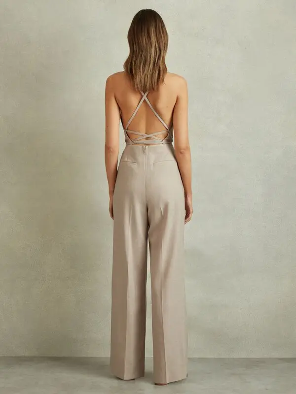 REISS Sarai Wool Jumpsuit