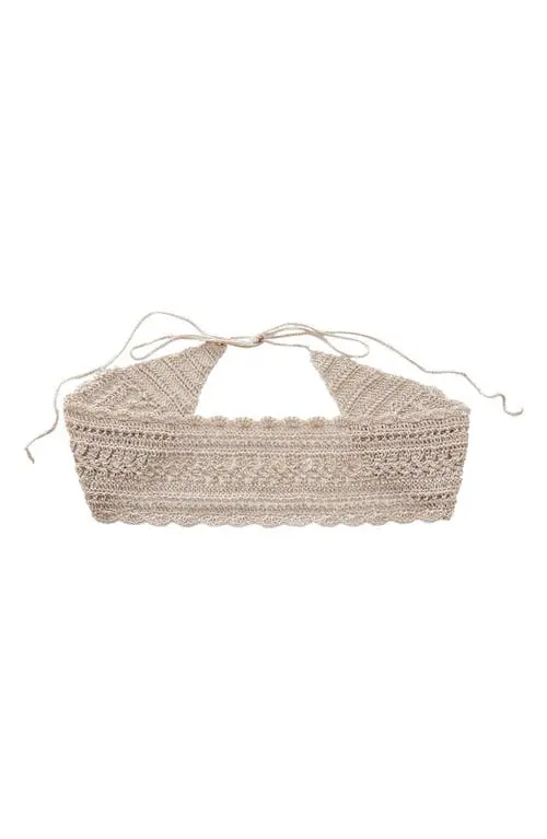 Mango Crochet Belt - Grey