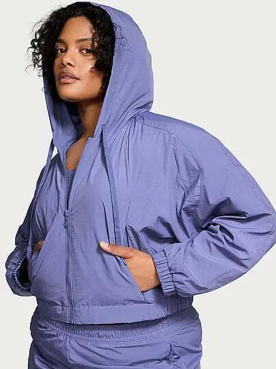 Victoria's Secret Vsx Parachute Weekend Jacket - Blue