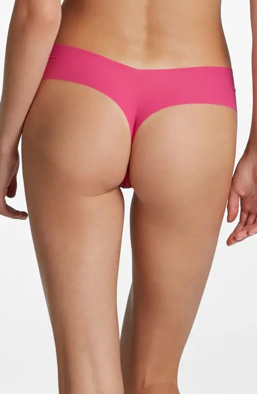 Commando Invisible Rib Thong - Commando Pink