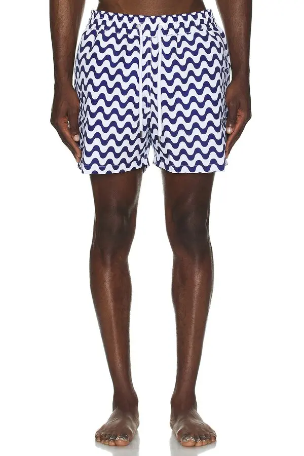 Frescobol Carioca Copacabana Sport Swim Shorts - Navy Blue